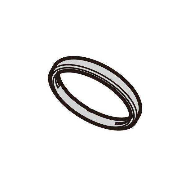 対応型番：H-H025-K/DC-GF10W-K/DC-GF90W-Kメーカー取り寄せ品につきキャンセル、返品不可@デコレーションリング 装飾リング アクセサリーリング カスタムリング デザイン 交換 カスタム 傷防止 純正 新品
