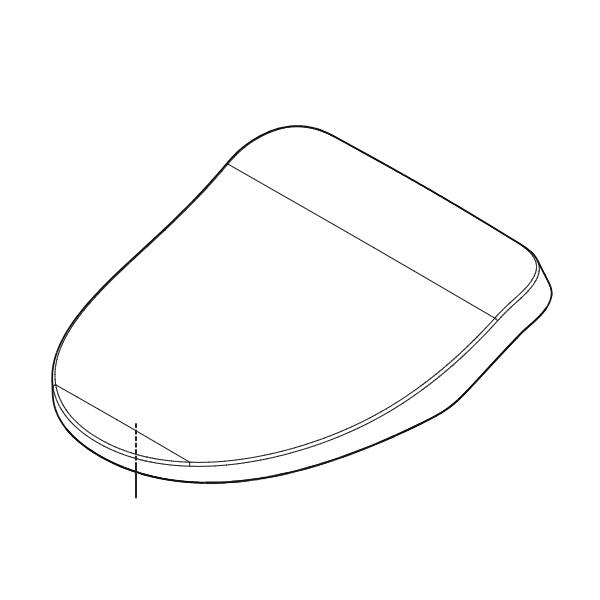 CH951SWS 用 便蓋 ホワイト専用　フタです。※メーカー取り寄せ品の為キャンセル、返品不可
