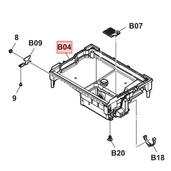 【対応機種】SOLOTA  NP-TML1-W ホワイト ※画像 B04 タンクC のみ販売
