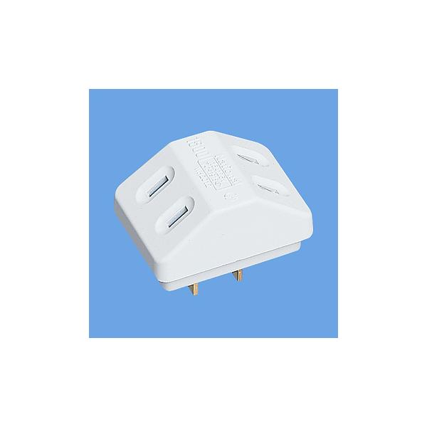 コンセントタップ2コ口［Panasonic］【仕様】■差込口数：2コ口■定格15A　125V　1500Wまで■質量：35g■パッケージ寸法:高10.5×幅6×厚3.3cm