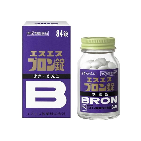 【発売日：2025年12月04日】エスエスブロン錠 84錠 指定第２類医薬品 セルフメディケーション税制対象商品せき・たんに＜糖衣錠＞せきは、のどや気管支の病気にともなってあらわれる症状のひとつで、せきが長く続くと肺や心臓に負担がかかり、ま...
