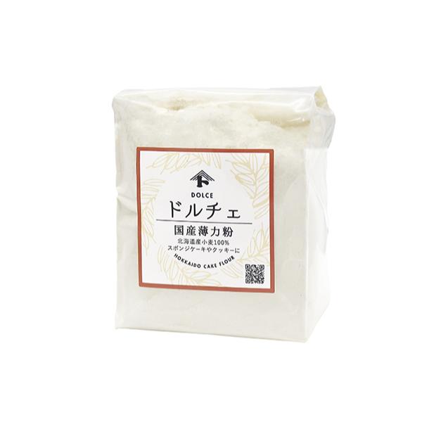 25kg　クラフト紙袋入蛋白9.3±0.5％　灰分0.34±0.03％北海道産小麦100％使用。菓子類全般に使えます。菓子のぱさつきを抑え、しっとりした口当たりが続きます。また副材料を引き立てる小麦の風味が生きた粉です。スポンジやカステラ、...