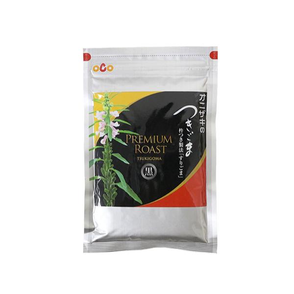 杵つき製法でていねいに作ったすりごまです。ゴマの粒をほどよく残しつつ、ゴマ本来の甘みを最大限に引き出しました。しっとり感のある旨みが特徴。