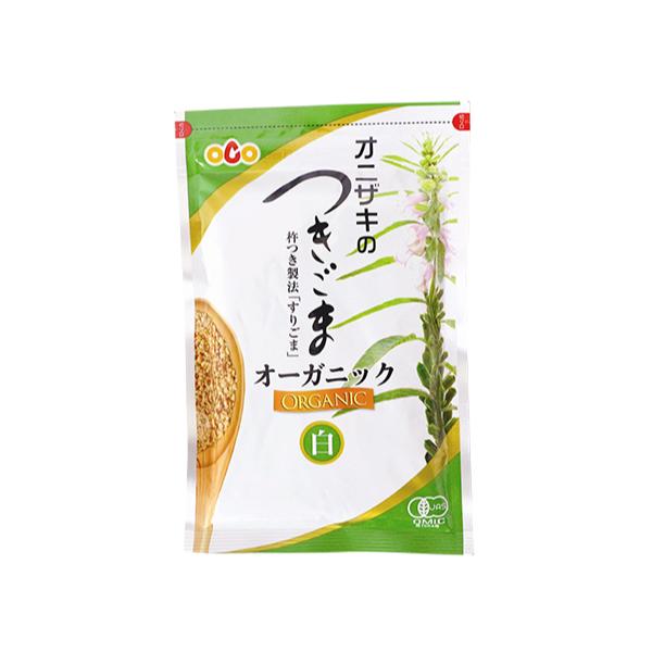 杵つき製法でていねいに作ったすりごまです。ゴマの粒をほどよく残しつつ、ゴマ本来の甘みを最大限に引き出しました。しっとり感のある旨みが特徴。