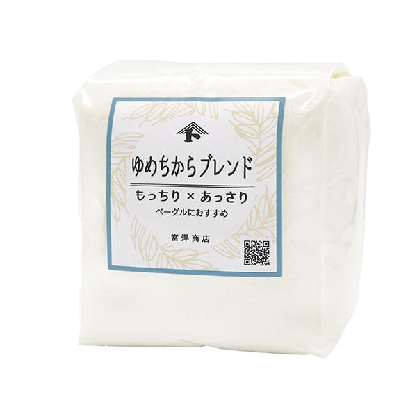 粗蛋白11.2±0.7％　灰分0.41±0.03％キタノカオリを父とした北海道産超強力小麦ゆめちからを使用。中力粉等とのブレンド適性に優れ、製パンした際のパンの引きが強く、もっちりとした食感が特徴です。
