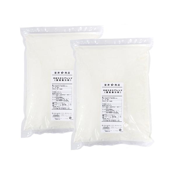 粗蛋白11.2±0.7％　灰分0.41±0.03％キタノカオリを父とした北海道産超強力小麦ゆめちからを使用。中力粉等とのブレンド適性に優れ、製パンした際のパンの引きが強く、もっちりとした食感が特徴です。