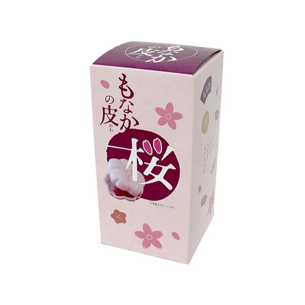 もち米の自然な甘さと香ばしい風味の、桜をモチーフにした可愛らしいピンク色のもなかの皮です。あんこやアイスクリームなどお好きな具材をはさんでいただき、オリジナルのもなかをお楽しみいただけます。