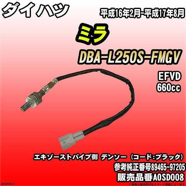 商品名 O2センサーメーカー AXESS販売品番 AOSD008販売数量 1本参考純正品番 89465-97205【参考取付車種】参考メーカー ダイハツ参考車種名 ミラ参考適合年式 平成16年2月-平成17年8月参考車両型式 DBA-L25...