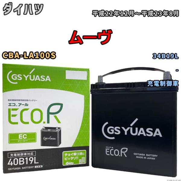 商品名 バッテリーメーカー GSユアサシリーズ ECO.R EC品番 EC40B19L互換性バッテリーサイズ 28B19L / 34B19L / 38B19L / 40B19L / 36B20L / 38B20L / 40B20L【参考取付...