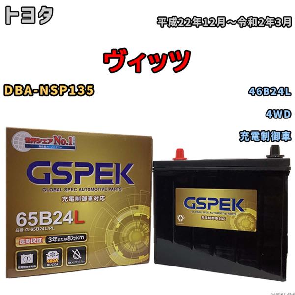 商品名 バッテリーメーカー GSPEKシリーズ Gシリーズ品番 G-65B24LPL互換性バッテリーサイズ 46B24L / 50B24L / 55B24L / 60B24L【参考取付車種】代表メーカー トヨタ代表車種名 ヴィッツエンジン種...