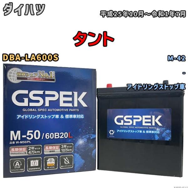商品名 バッテリーメーカー GSPEKシリーズ Wシリーズ品番 W-M50PL互換性バッテリーサイズ M-42 / M-44 / 36B20L / 38B20L / 40B20L / 42B20L / 44B20L / 55B20L【参考取...