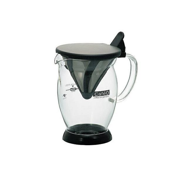 HARIO ハリオ ドリッパーポット カフェオール CFO-2B【メッシュフィルター付きのドリッパー】商品情報容量         2杯用サイズ         幅 150 mm × 奥行 105 mm × 高 171 mm　 口径 96 ...