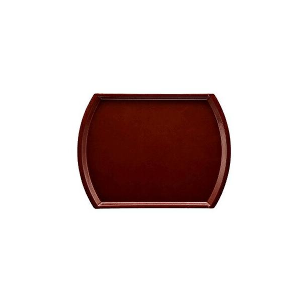 台和 オーバルトレー・小 チョコレート AP-2028-CH ダイワ器コレクション Vol.22400×280×20H400×280×20H