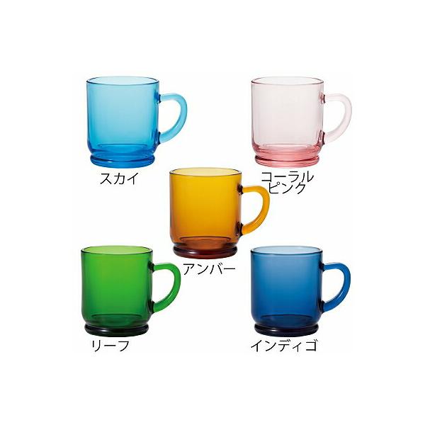 石塚硝子 ISHIZUKA GLASS アデリアグラス ADERIA GLASS repasser colored ICE MUG アイス マグカップ 290ml スカイ F70462 コーラルピンク F70463 アンバー F70464 ...