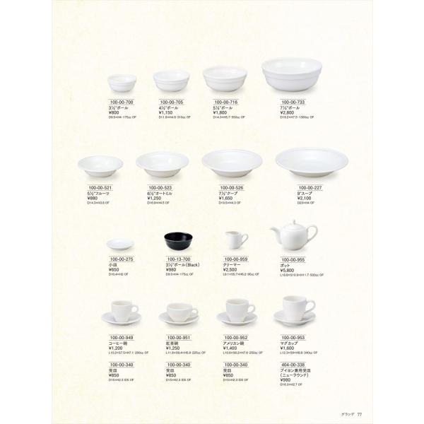 グランデ 5 1/2"ボール 100-00-716 SILKY BONE HOTEL&amp;RESTAURANT WARE Vol.22 カネスズ セラミックスD14.3×H5.7・550ccD14.3×H5.7・550cc