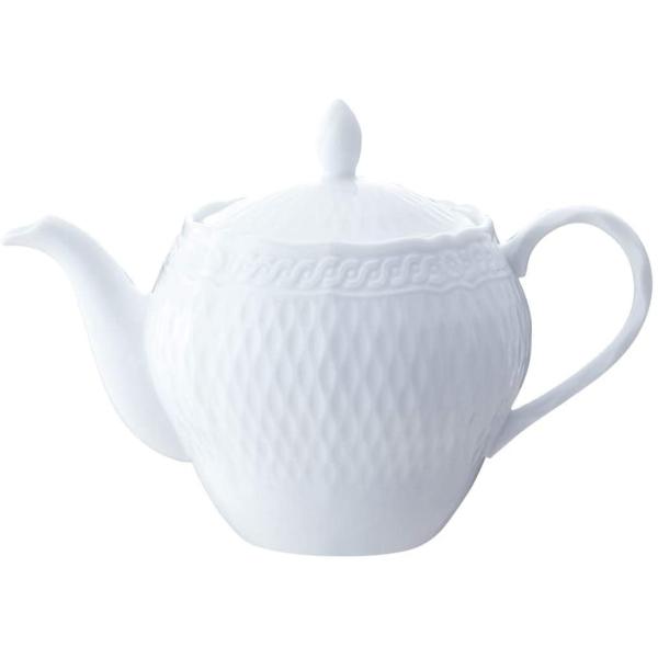 Noritake ノリタケ シェール ブラン ティーポット（大） 11200ml 1655L/T94863 1655L/94863商品情報サイズ 胴径：約11cm、長径(取っ手含)：約23.8cm、高さ：15.8cm容量 約1120ml(満...