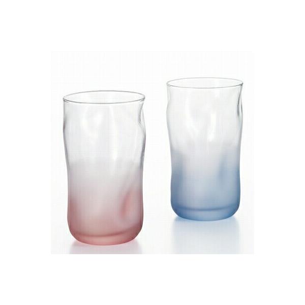 石塚硝子 ISHIZUKA GLASS アデリアグラス ADERIA GLASS Formes de nature BL&amp;PNタンブラーペアセット 300ml S6207柔らかく手に馴染むフォルムが心地よいグラスです商品情報サイズ ...