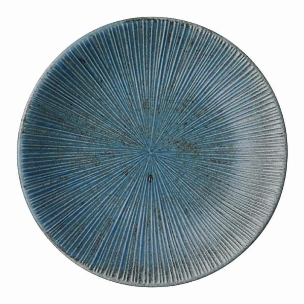 ときわ 第28集 わび 紺ねず 千段５.５皿 ラ458-698径18×2.6ｃｍφ18×2.6ｃｍ