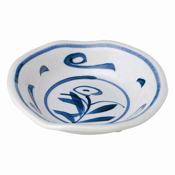 ときわ 第28集 手描き唐草 三ツ足５.０平鉢 ホ479-59815.8×3.5ｃｍ15.8×3.5ｃｍ