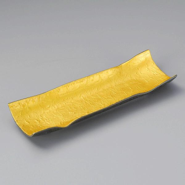 陶里 第31集 金箔押風付出皿 22105-10128.5×9.5×3.2cm28.5×9.5×3.2cm