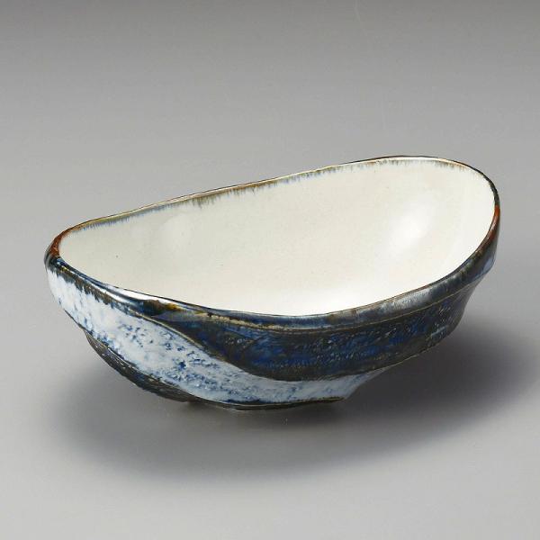 陶里 第31集 呉須濃波彫楕７．５鉢 46617-54122.2×16×8.2cm22.2×16×8.2cm