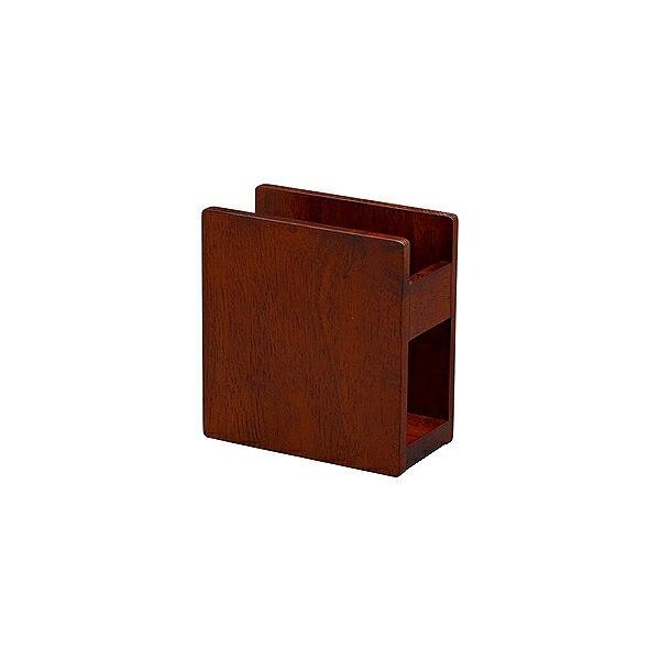 用美 vol.20 SC 木製ナプキンスタンド　ブラウン 15286約10x5xH10.5cm約10x5xH10.5cm