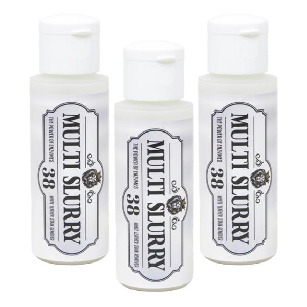 ◇当店は『マルチスラリー』販売の正規取扱店です◇【MULTI SLURRY(マルチスラリー)50g×3本】様々な汚れに適応！酵素で汚れを分解！珪藻土・セルロースが汚れを吸着！(※珪藻土：水溶性・不溶性)(※セルロース：油性を吸着)素材を傷つ...