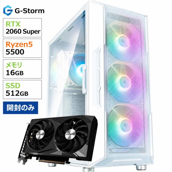 【発売日：2024年09月19日】ゲーミングPC デスクトップパソコン デスクトップPC ゲーミングデスクトップ 白ケース ホワイト 白 whiteケース ホワイトPC 白いパソコン タワー型 自社ブランド 未使用品 未使用 開封のみ アウ...