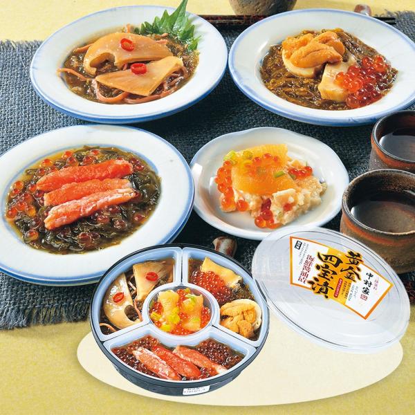 中村家の4つの味が楽しめる、小分けタイプの海鮮醤油漬け。------------ 　【おすすめ用途】※熨斗やギフト包装対応ができない場合がございます。各商品ページでご確認ください。 内祝 出産 結婚 新築 快気祝 開店 開業 結納 香典 引...