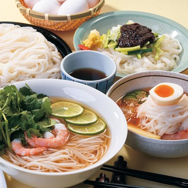 【全品送料無料】【わが街とくさんネット】■規格：995g(めん130g×6、えごまつゆ40g×2冷麺スープ40g×1、辛味の素5g×1、じゃじゃめん味噌50g×1、フォースープ20g×2■サイズ(mm)：230×330×70■ギフト対応・ラ...