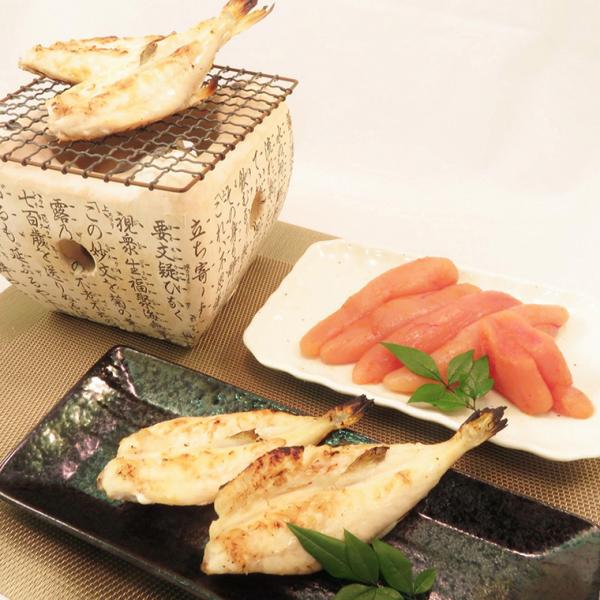 【全品送料無料】【わが街とくさんネット】■規格：ふぐ一夜干し300g、無着色辛子明太子200g■サイズ(mm)：280×230×50■ギフト対応・ラッピング対応：簡易包装のみOK・のし対応：短冊のしのみOK・表書き：対応OK・名入れ：対応O...