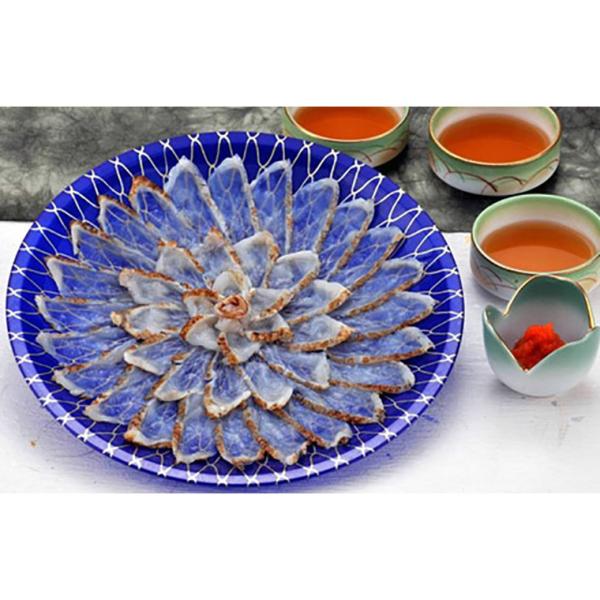 【全品送料無料】【わが街とくさんネット】■規格：天然まふく炙り刺身80g（プラスチック皿22ｃｍ）、ポン酢35g、モミジオロシ16g■サイズ(mm)：300×235×60■ギフト対応・ラッピング対応：簡易包装のみOK・のし対応：短冊のしのみ...