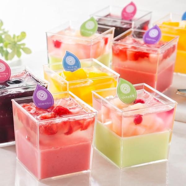 みずみずしいフルーツを果汁感のあるプリンやゼリーにとじこめました。------------ 　【おすすめ用途】※熨斗やギフト包装対応ができない場合がございます。各商品ページでご確認ください。 内祝 出産 結婚 新築 快気祝 開店 開業 結納...