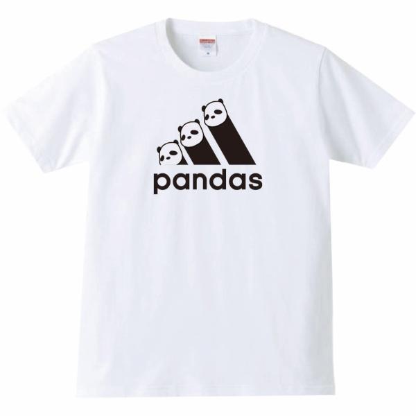 【デザイン】パンダの顔をモチーフにした「pandas」ロゴ風デザイン。パロディ感と可愛らしさがあり、普段使いはもちろんイベントにも映える一枚です。【素材】綿100％。5.0オンスの程よい厚みで快適に着られる柔らかい生地。【カラー】ホワイト【...
