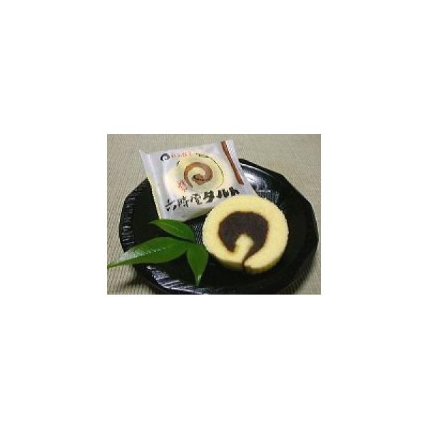 六時屋の代表銘菓「タルト」　柚子の風味豊かな自社製小豆あんを使い、１本１本手作業で巻き上げる手作りの味を、いつでも、どこでも、手軽にお召し上がり頂ける様に、一切れサイズにカットして、個別に包装致しました。お土産に、贈り物に最適な「切タルト」...