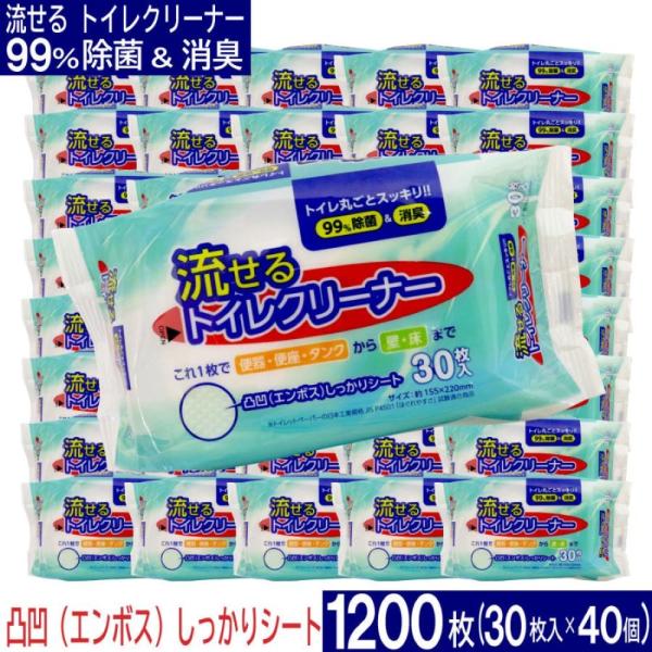 【発売日：2025年11月05日】◆凹凸（エンボス）しっかりシートだから、１枚でトイレ丸ごとスッキリ拭き取れます。◆爽やかなミントの香りです。◆使用後は、そのままトイレに流せるので簡単です。◆９９％除菌効果で、トイレを清潔に保ちます。・トイ...