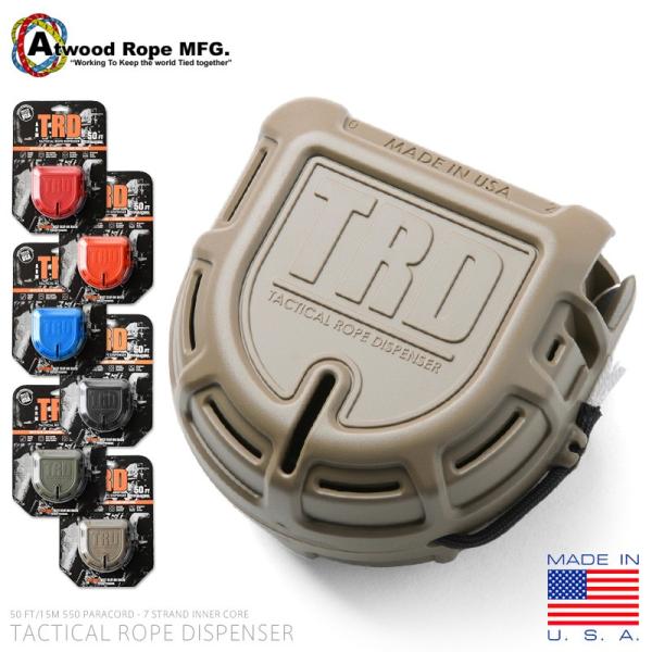 ■関連ワードATWOOD ROPE MFG. アトウッド・ロープ パラシュートコード パラコード アメリカ製 米国 USA ヒモ 紐 アウトドア キャンプ テント■商品説明米軍をはじめ警察や消防へ製品を納入しているATWOOD ROPE社よ...