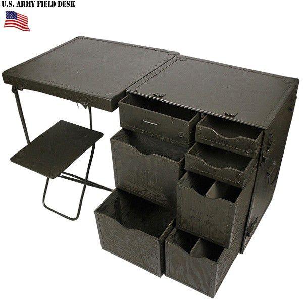 実物 新品 米軍US.ARMY(米陸軍）フィールドデスク ＃1 ミリタリー テーブル インテリア デッドストック アメリカ軍【クーポン対象外 ...