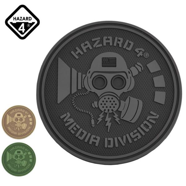 ■商品説明HAZARD4 ハザード4 Media Division メディアディビジョン パッチ品名：Media Division - rubber velcro patch品番：H4-PAT-MDAメディア部門をモチーフにしたベルクロパッ...