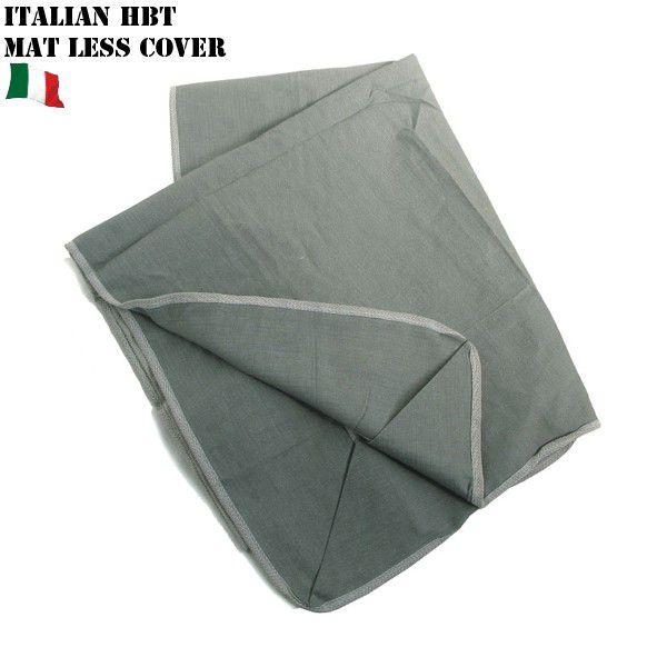 実物 新品 イタリア軍 HBTマットカバーのご紹介です。マットレスカバーとしてご使用はもちろん、実物ならではの雰囲気を生かした商品を製作するためのファブリック等に使えます。 発想次第で何か生まれそうなアイテムです。 サイズ約195cm×約8...
