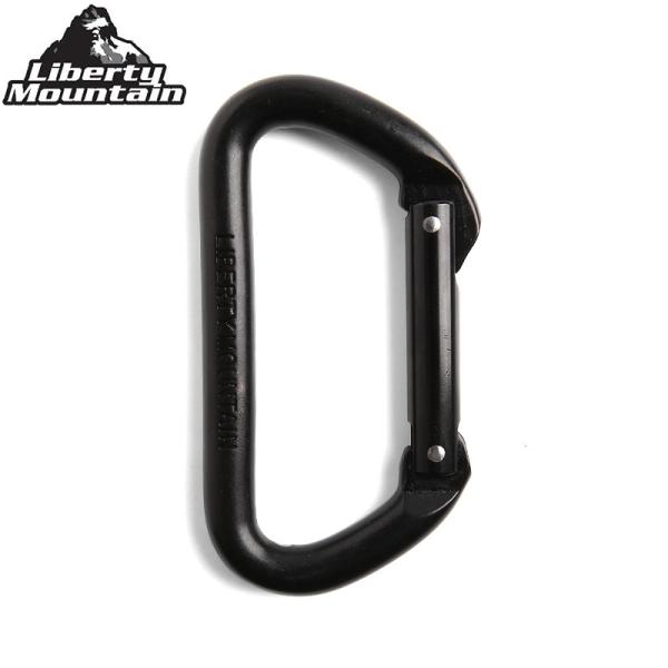 LIBERTY MOUNTAIN リバティマウンテン NON LOCKING Dカラビナ BLACKのご紹介です。品番：277LIBERTY MOUNTAINよりノンロックDカラビナの入荷です。アルミニウム製の軽量かつ丈夫な作りで米軍が選ん...