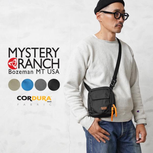 ■商品説明MYSTERY RANCHのディストリクト2はシリーズ最小サイズでスマートなデザインが特長のショルダーバッグです。財布、携帯電話など必要最低限のアイテムを収納する十分なスペースを備えており、見た目より多くの荷物を持ち運ぶことができ...