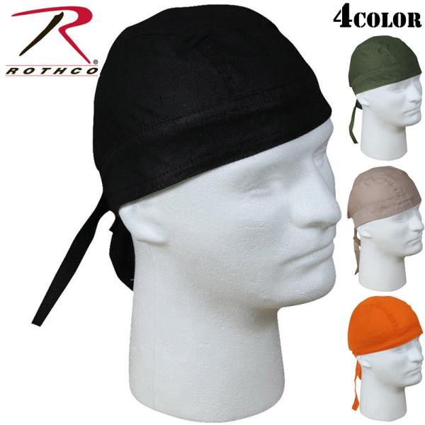 Rothco Solid Color HeadwrapROTHCOのヘッドラップです。サイズ調整可能取り寄せはご注文からお届けまで約2週間前後お日にちを頂いております。素材:Cotton ワイパー