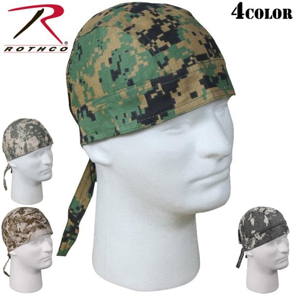 Rothco Digital Camo HeadwrapROTHCOのヘッドラップです。サイズ調整可能取り寄せはご注文からお届けまで約2週間前後お日にちを頂いております。素材:Cotton ワイパー