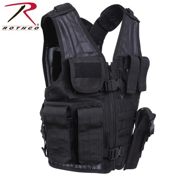 Rothco Kid's Tactical Cross Draw Vest子供用に製作されたROTCHO ロスコのタクティカルベストです。大人用のタクティカルベルトに引けを取らないスペックとなっております。サバイバルゲームに最適で多機能なタ...