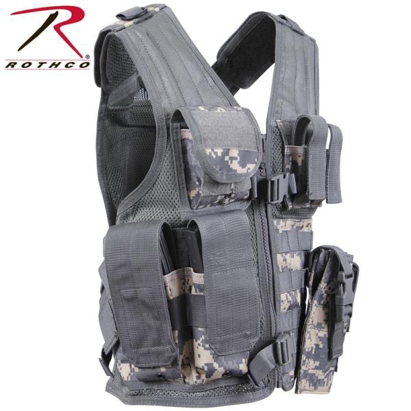 Rothco Kid's Tactical Cross Draw Vest子供用に製作されたROTCHO ロスコのタクティカルベストです。大人用のタクティカルベルトに引けを取らないスペックとなっております。サバイバルゲームに最適で多機能なタ...