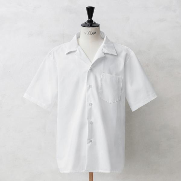 ■商品説明GENERAL PURPOSE SMOCK（ジェネラル パーパス スモック）という名称の米軍施設の食品取扱者、検査員、事務員、医療などの様々な場面で使用する多目的なオープンカラーの半袖シャツです。衣服を保護するために着用するスモッ...