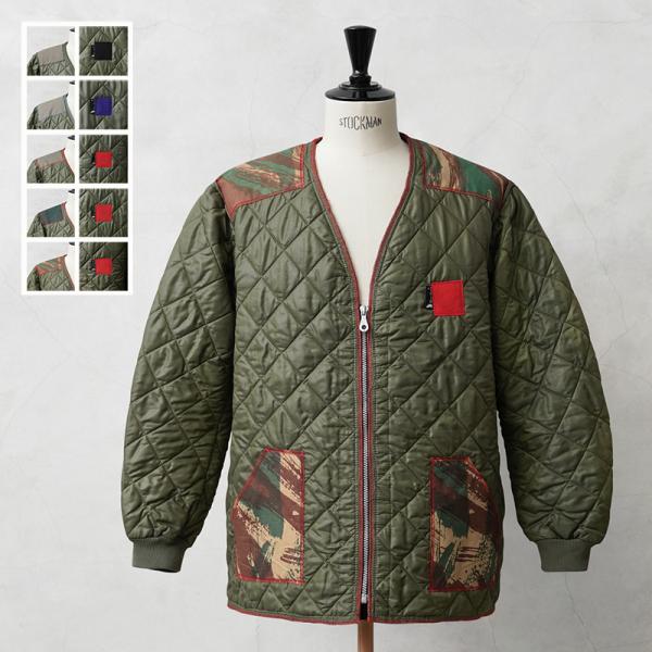 ■商品説明ベルギー軍で1980〜90年代に採用されていたキルティング ライナージャケットを使用したリメイクアイテムで、フロントにファスナーを取り付けることでキルティングジャケットとして使用できるデザインにアップデートされています。また、ベル...