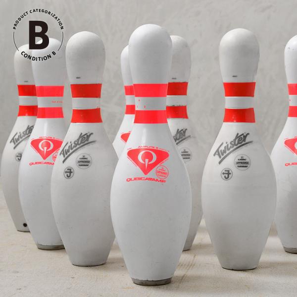■商品説明アメリカ軍関係の娯楽施設内のボウリング場で使用されていたボウリング ピンです。アメリカのボウリングのルールや規格などを管理するUSBC（アメリカ合衆国ボウリング会議）公認のピンで、驚くほど長持ちする耐久性と正確性を備えています。米...