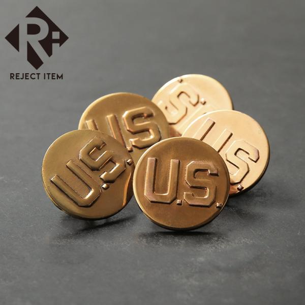 ■商品説明1930年代〜1940年代、第二次世界大戦期の米軍陸軍下士官兵用襟章バッジが登場しました。当時の陸軍兵士の右襟に着用され、所属を示す襟章（カラーディスク）。 丈夫な真鍮製で、ブロンズのような赤味がかったゴールドカラーに仕上げられて...